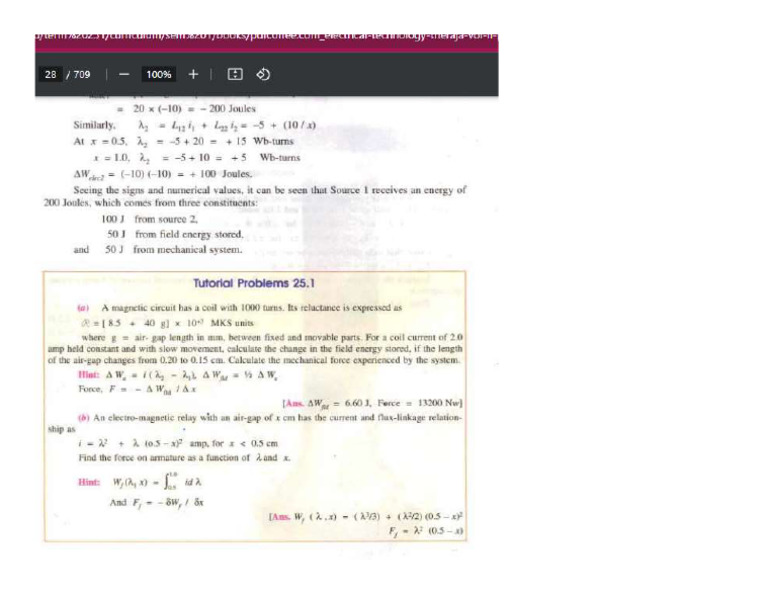 Tutorial Problem 25.1 | PDF