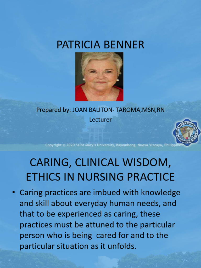 Patricia Benner Updated | PDF | Experience | Nursing