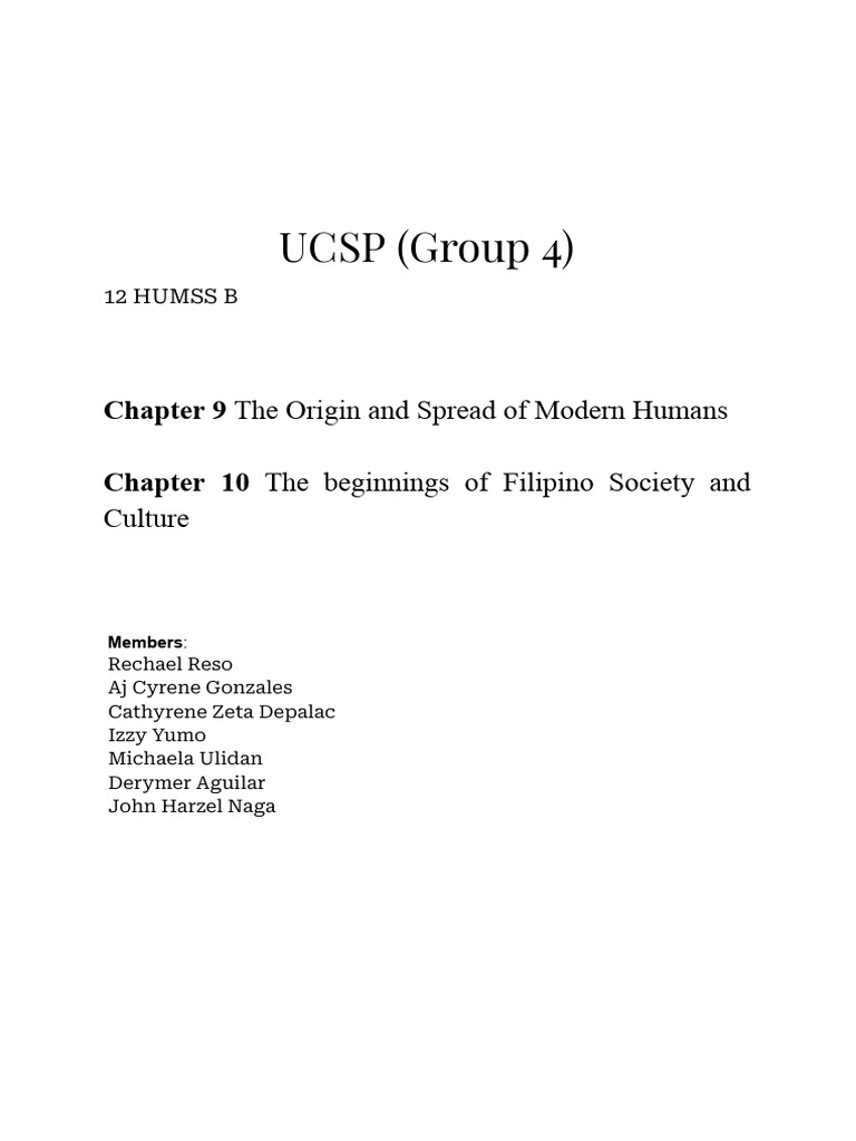 Ucsp 1 | PDF | Neanderthal | Stone Age