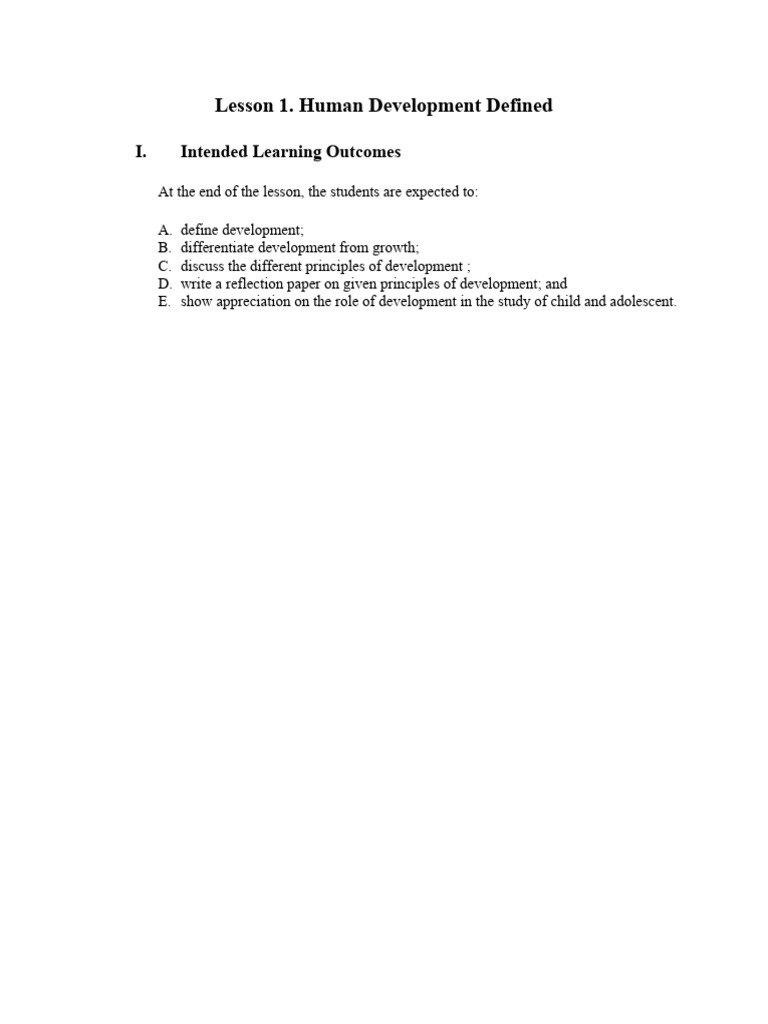 Sample Lesson Plan | PDF | Developmental Psychology | Learning