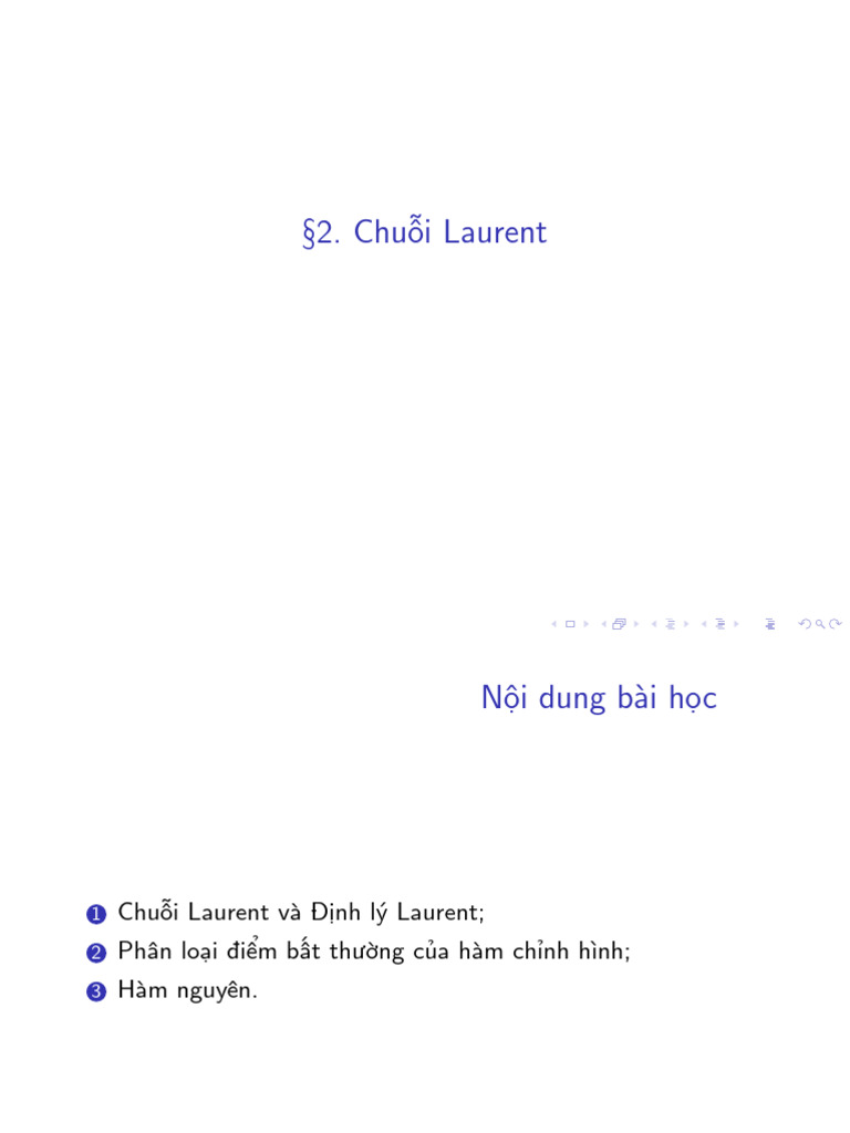 Chuoi Laurent | PDF