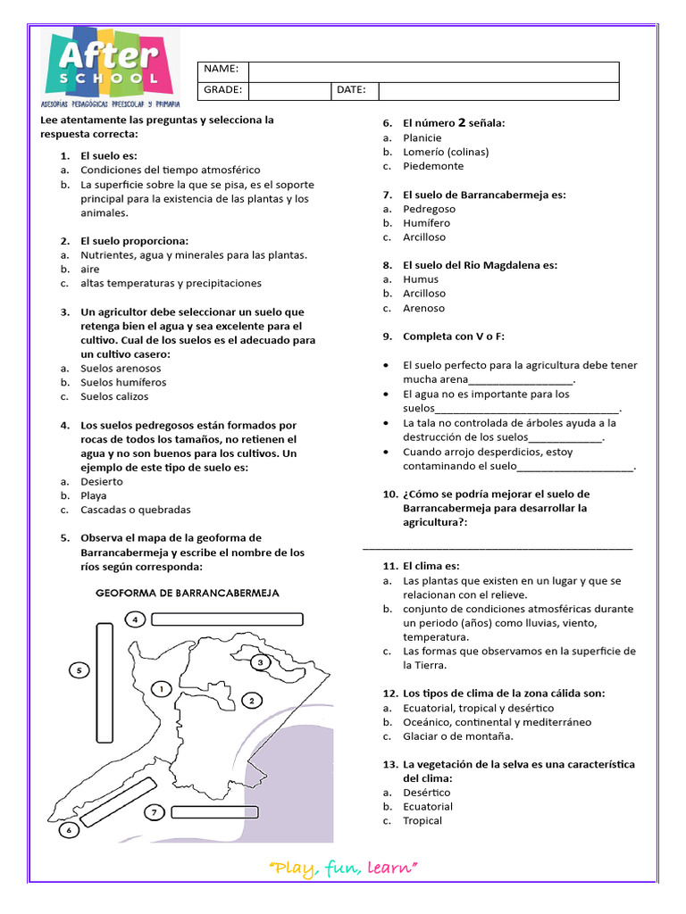 Taller de Sociales Evaluacion Cuarto Periodo Enscr - Misspatricia | PDF ...