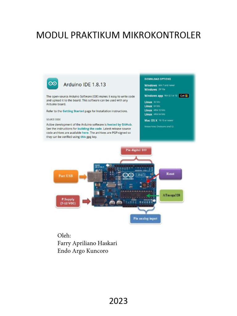 Modul Praktikum Mikrokontroler | PDF | Griya & Taman | Teknologi & Rekayasa