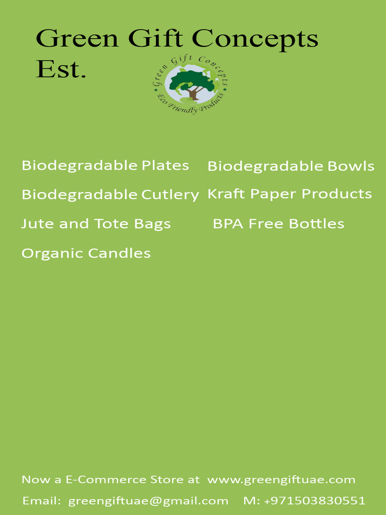 Eco-Friendly Product Offerings | PDF