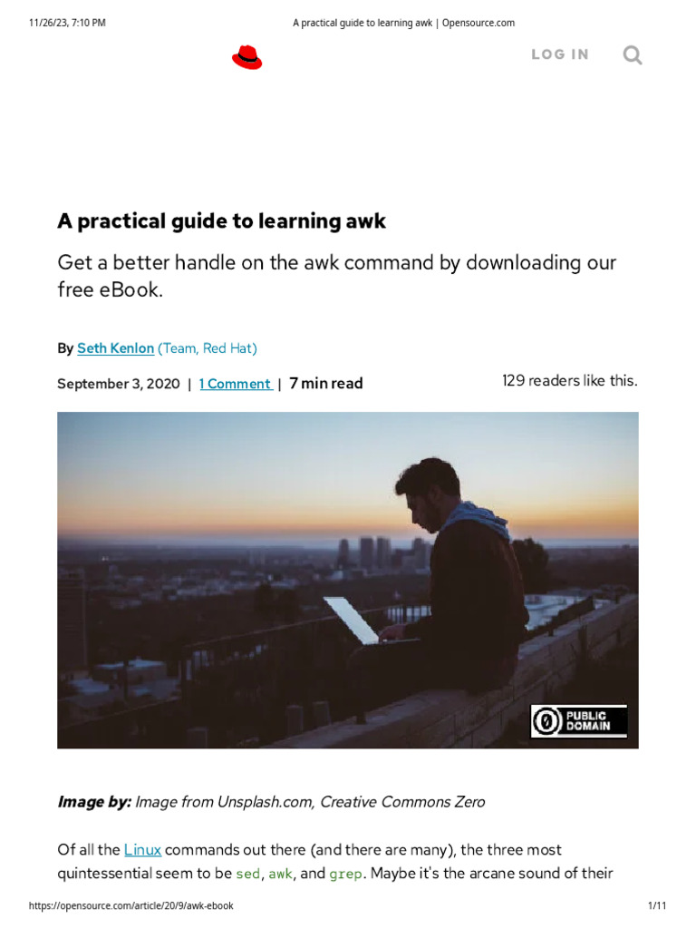 A Practical Guide To Learning Awk | PDF | Red Hat | Linux