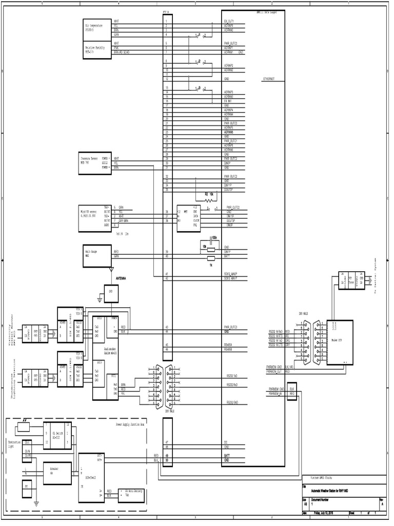Vietnam AWOS Drawing | PDF