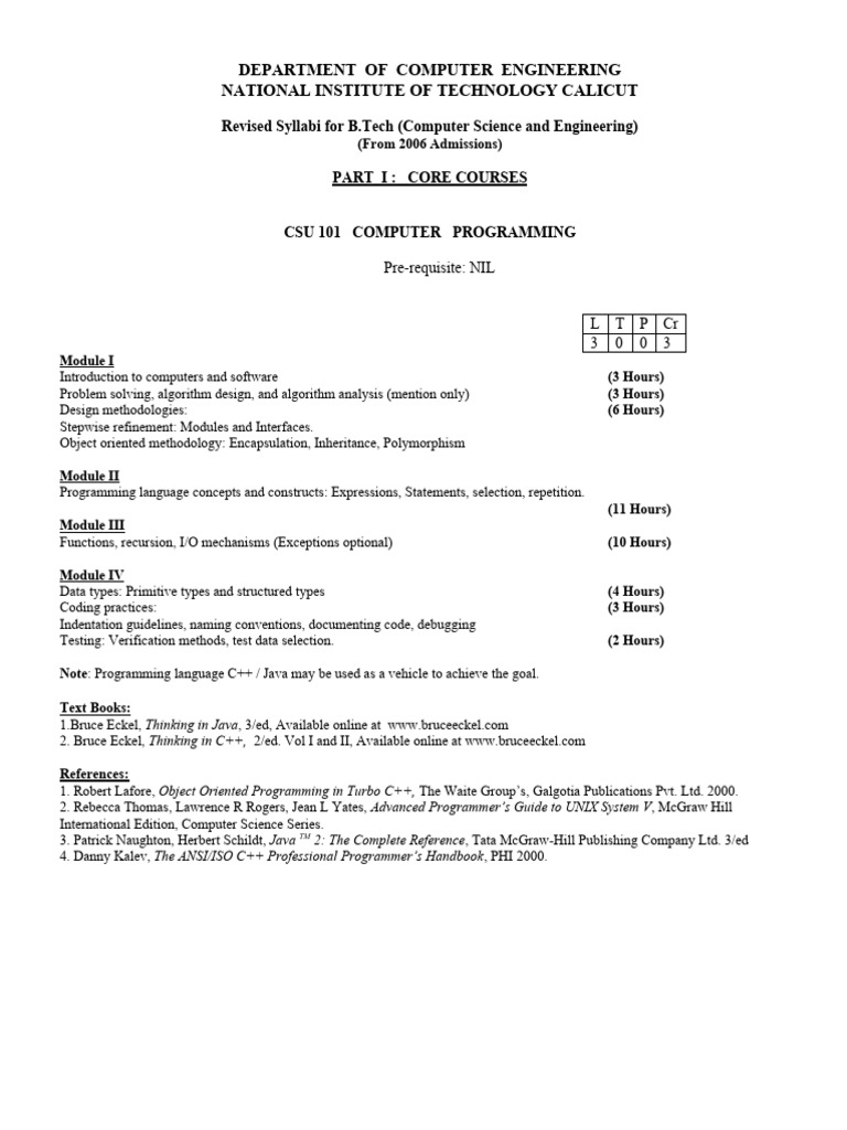 BTech06 Syl | PDF | Discrete Mathematics | Relational Database