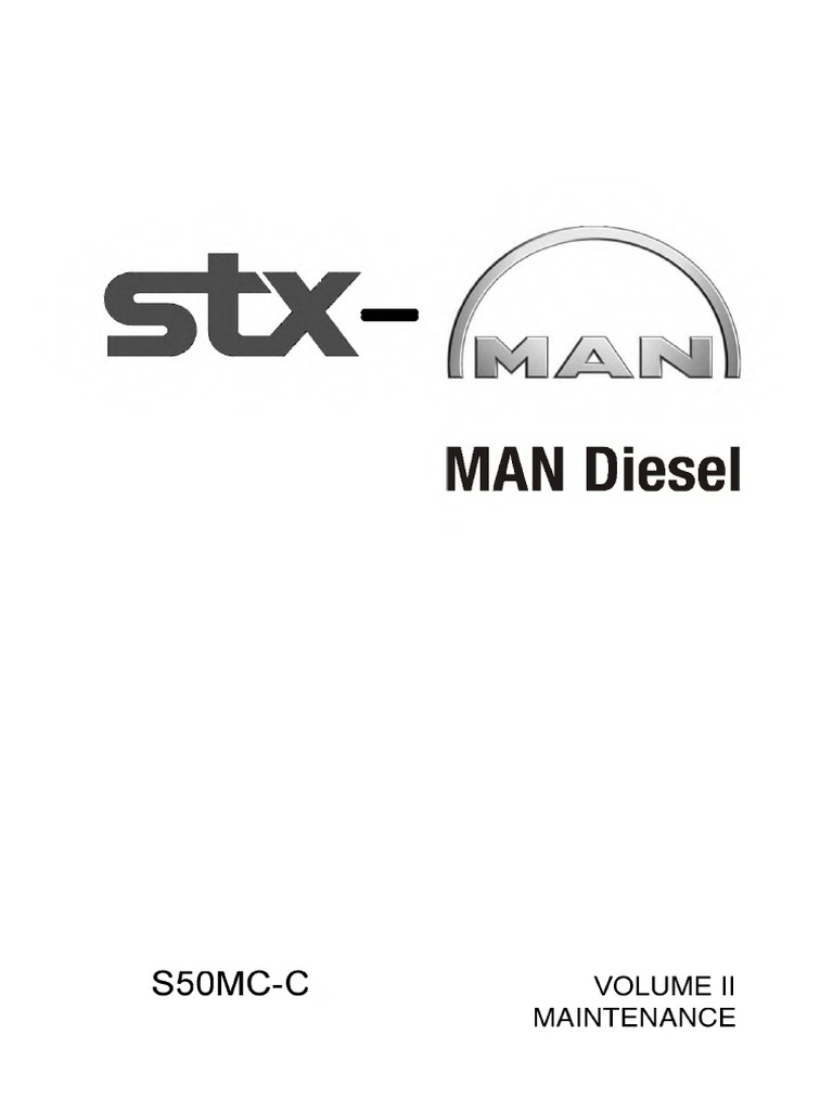 MAN B&W 6S50MC - Maintenance | PDF | Valve | Piston