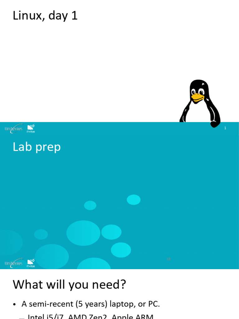 001 Introduction And Installation Pdf Linux Computer Hardware