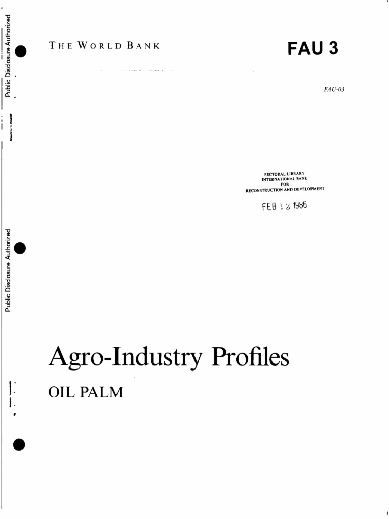 Agro-Industry of Oil Palm | PDF | Palm Oil | Vegetable Oil