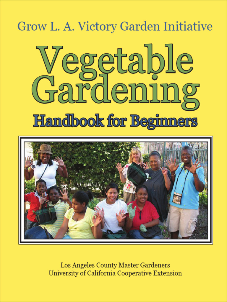 Handbook of Vegetable Gardening | PDF | Mulch | Fertilizer