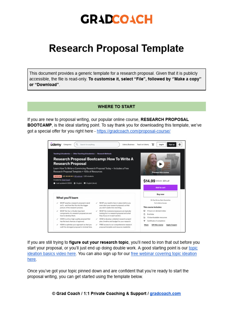 Research Proposal Template - May 2023 | PDF | Methodology | Qualitative ...
