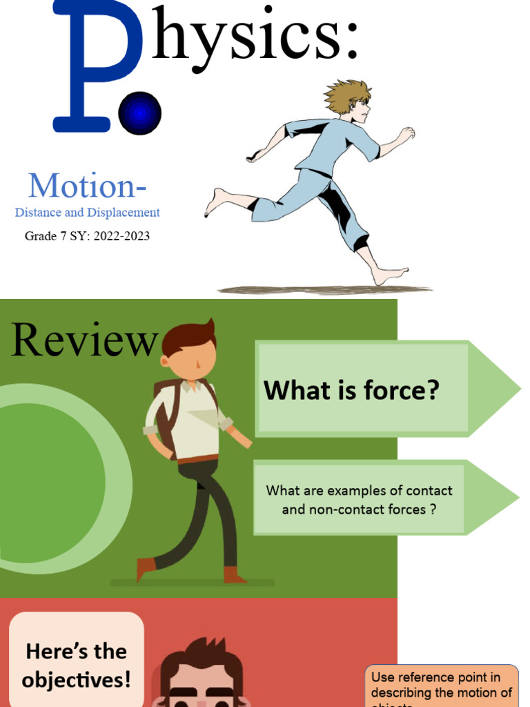 Grade 7 Motion: Distance vs. Displacement | PDF | Distance | Euclidean ...