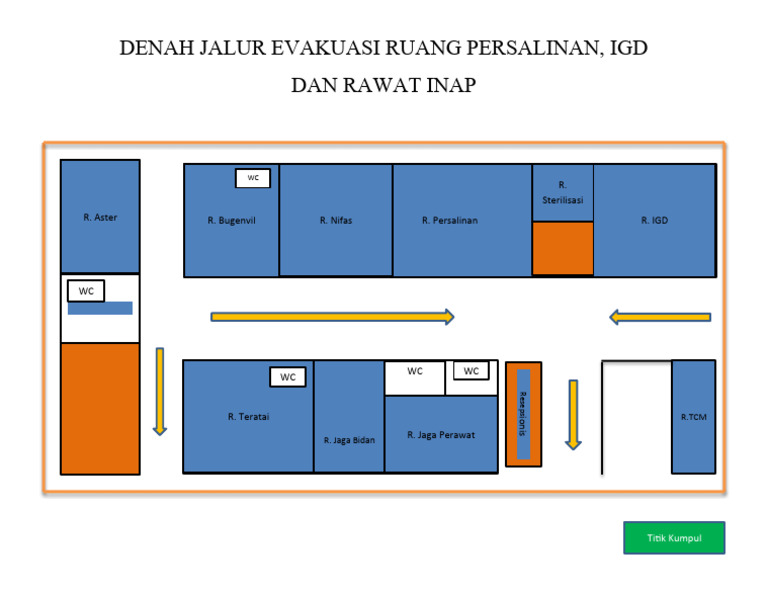 Denah Ruang Persalinan, Igd Dan Rawat Inap | PDF