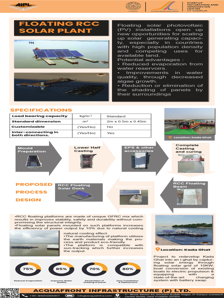 Floatind RCC Solar Brochure - Compressed | PDF | Photovoltaics | Solar Energy