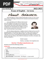 Abderahim Bourouis: Algerian Inventor | PDF | Algeria | Invention