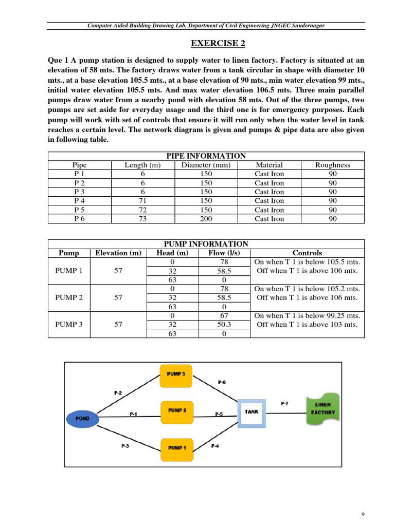 Exercise 2 Lab | PDF | Pump | Mechanical Engineering