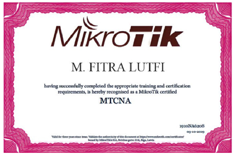 Sertifikat Lutfi | PDF