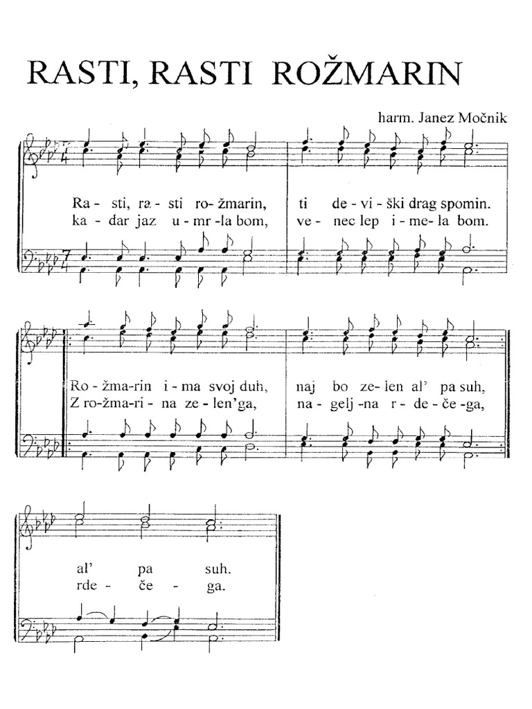 Rasti, Rasti Rožmarin | PDF