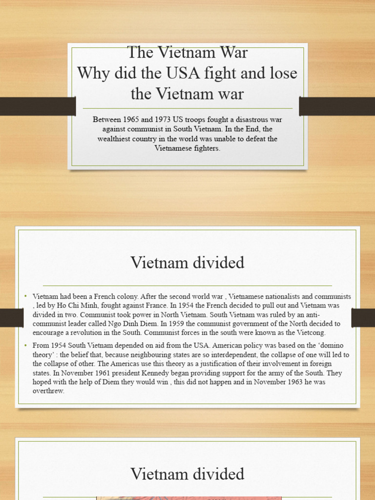 The Vietnam War | PDF | Vietnam War | Vietnam