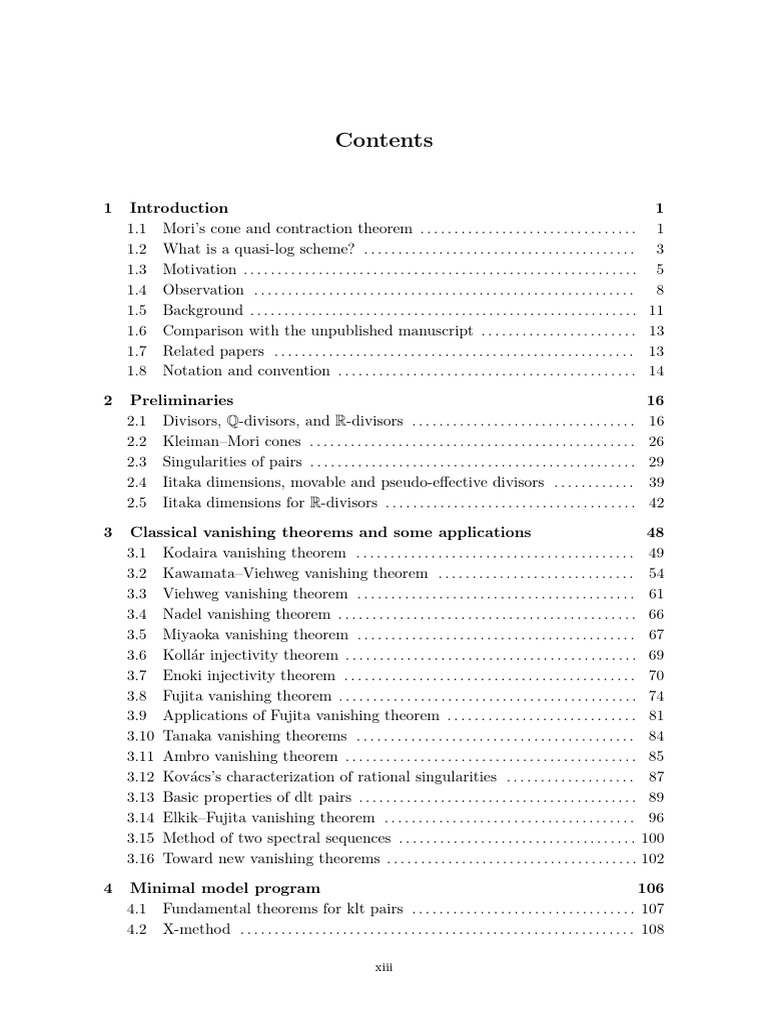 Foundations of The Minimal Model Program - Fujino, Osamu | PDF | Field ...