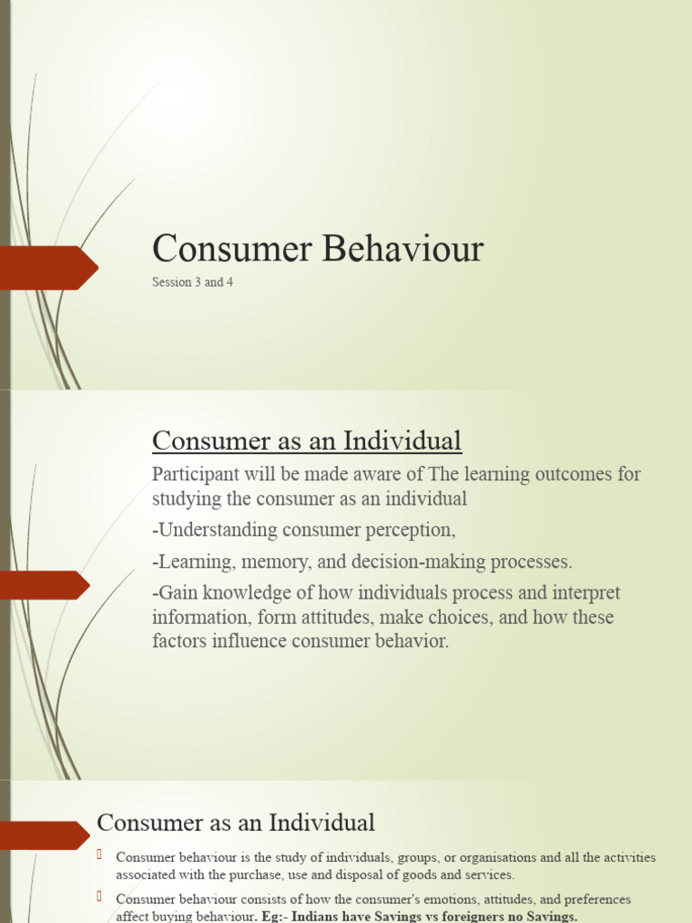 Consumer Behaviour Session 2 | PDF | Brand | Nostalgia