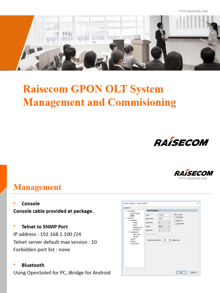 GPON OLT System Management & Commisioning GPON | PDF | Internet Architecture | Computer Science