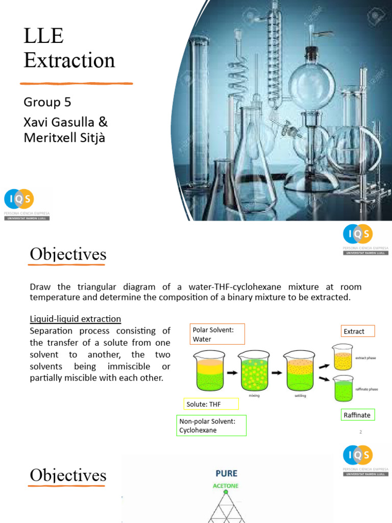 LLE Extraction G5 Final | PDF | Solubility | Solvent