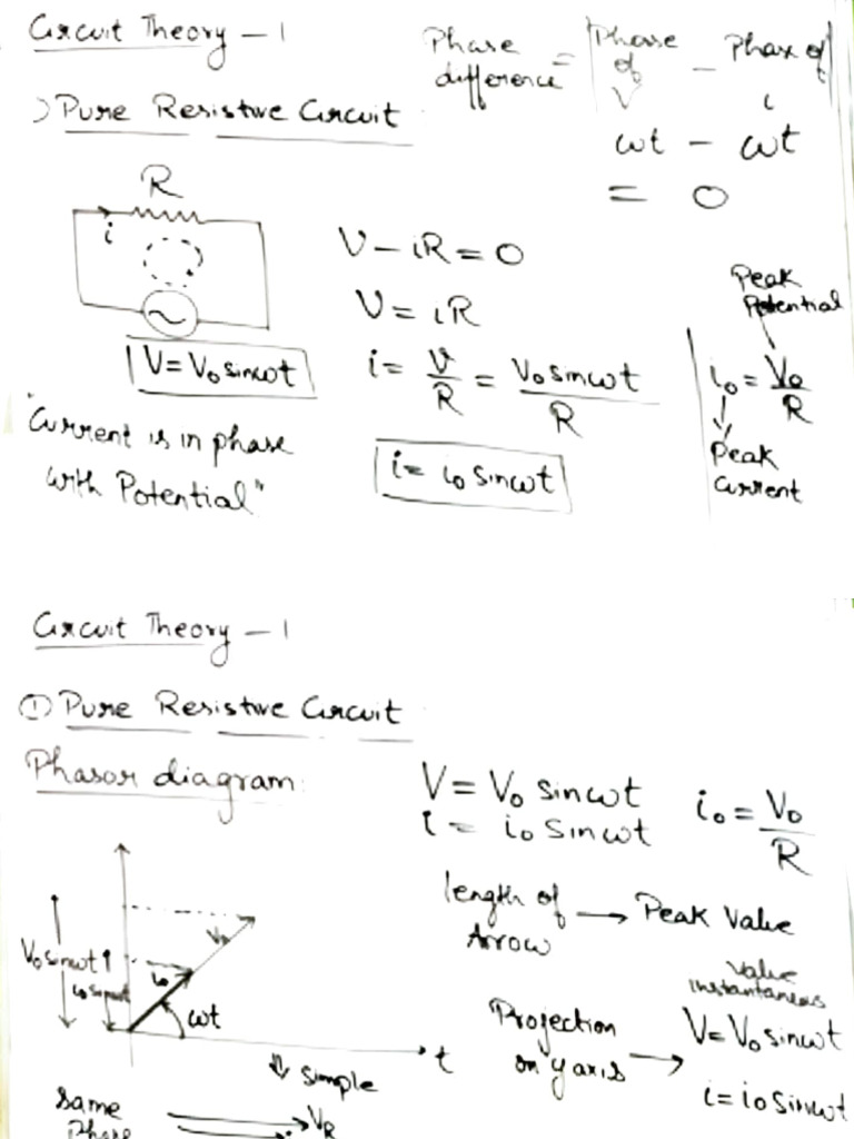 Ac Circuit theory 12th | PDF