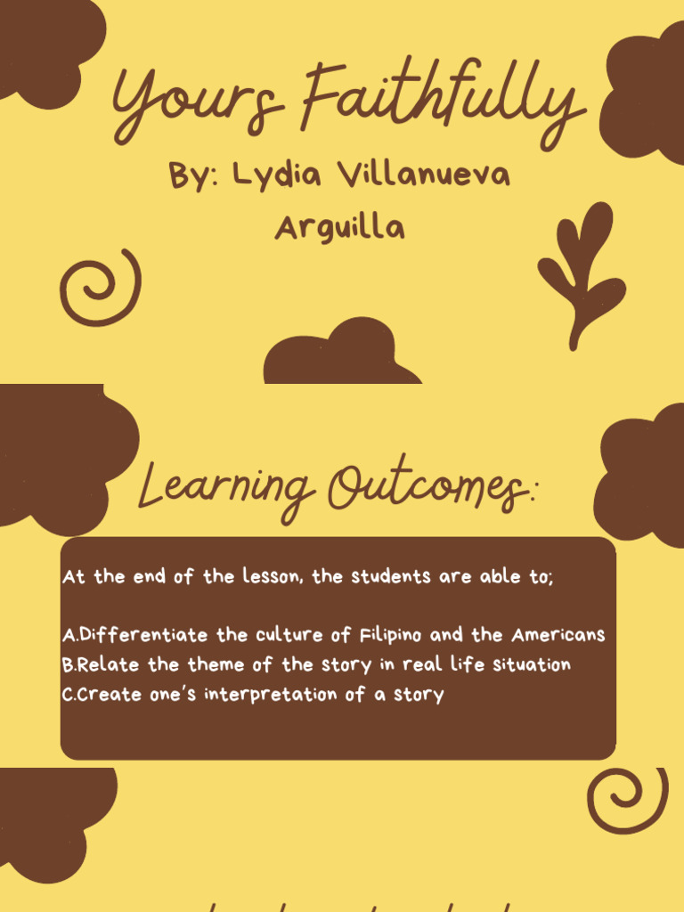 Yours Faithfully | Download Free PDF | Plot (Narrative)