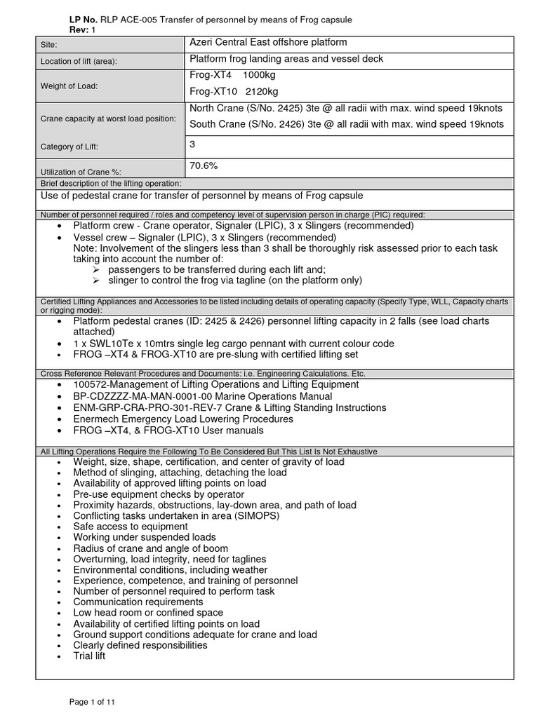 Ace-Lp-005 Frog LP Rev - 1 | PDF | Crane (Machine)