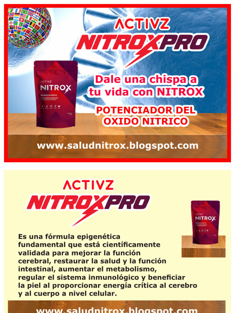 Activz Nitroxpro | PDF | Vitamina C | Óxido nítrico