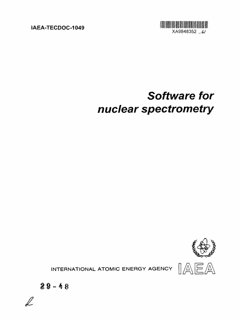 Software For Nuclear Spectrometry | PDF | Spectroscopy | Information