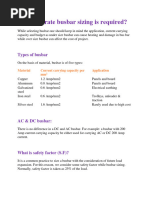 Busbar Bolt Torque Specifications Guide | PDF | Screw | Washer (Hardware)