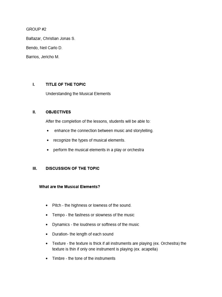 GROUP 2 TOPIC 3 | PDF | Sound | Pitch (Music)