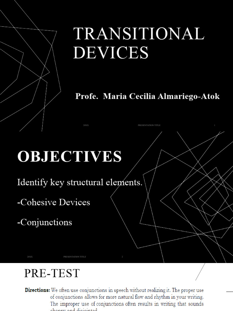 English 10 Q2 TRANSITIONAL DEVICES | PDF | Linguistics | Syntax