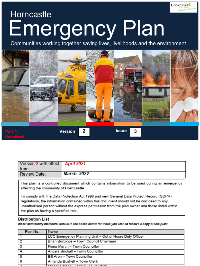 Redacted Emergency Plan 2021 | PDF | Emergency Management | Emergency