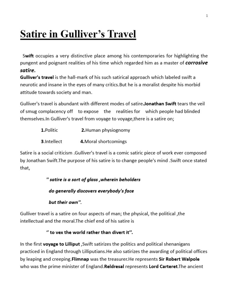 Gulliver's Travels | PDF