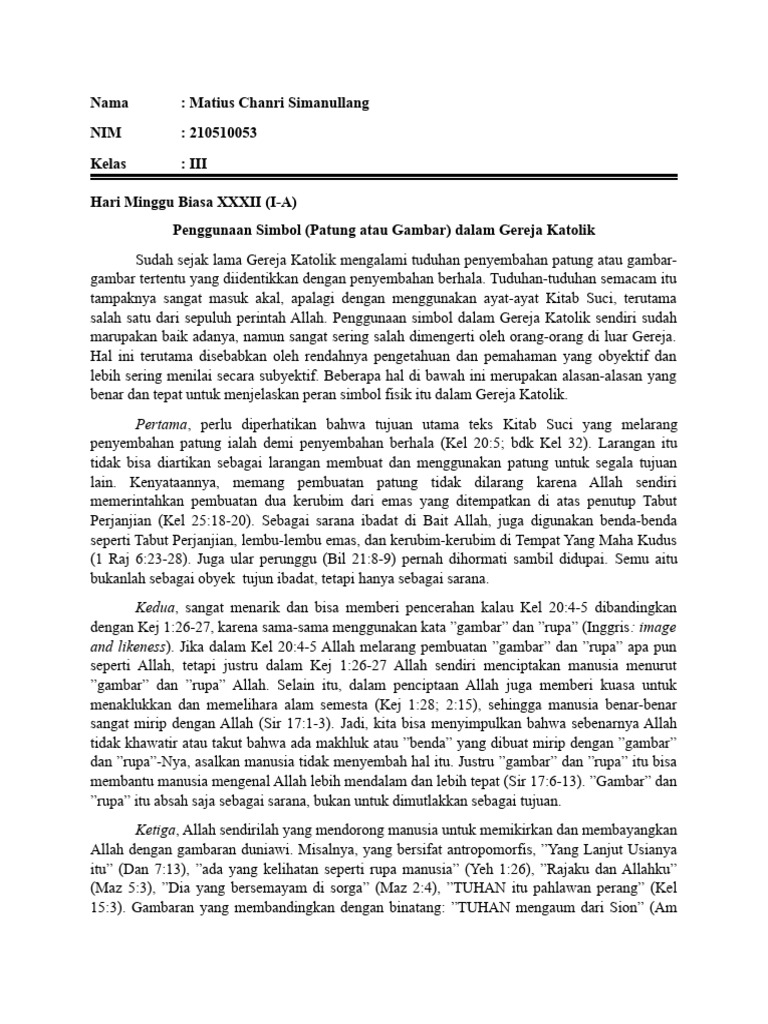 Patung Dan Gambar | PDF