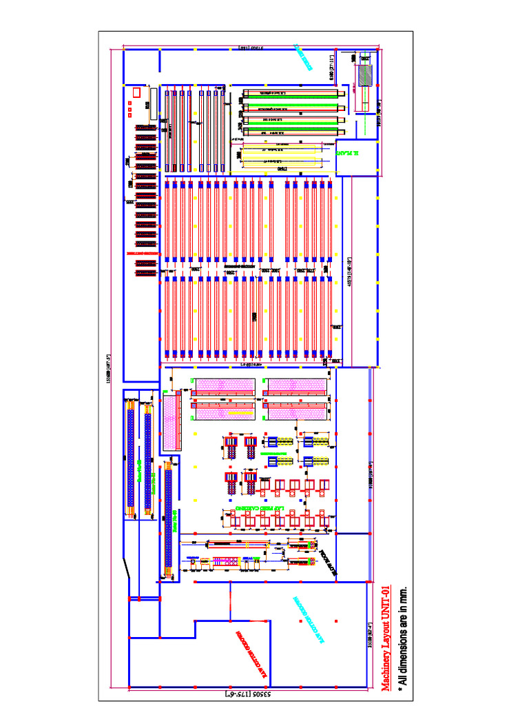 Existing.machine Lay Out Plan.unit-01 | PDF