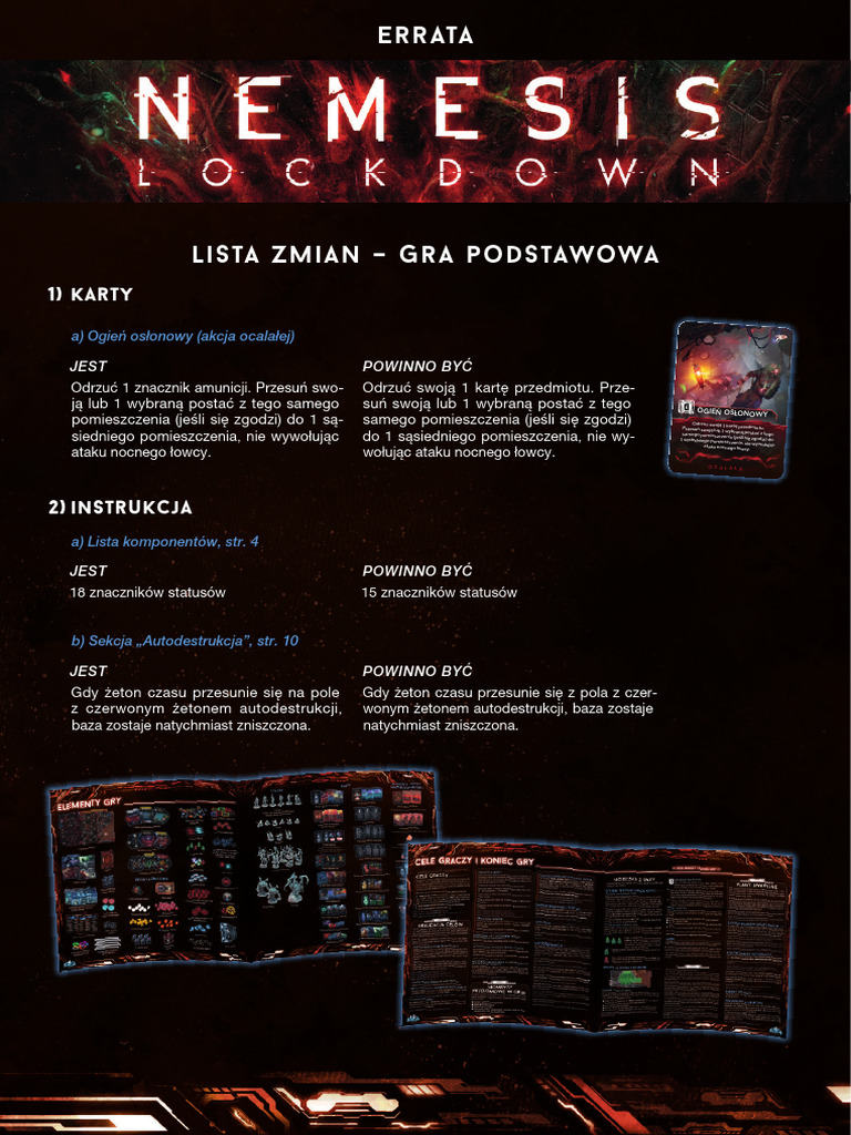 Errata Nemesis Lockdown PL | PDF