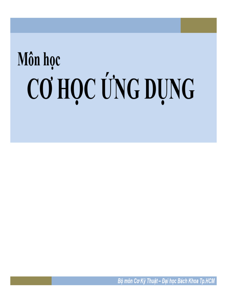 Co-Ung-Dung - Nguyen-Thanh-Nha - Chuong - 4 - Ly-Thuyet-Ben - (Cuuduongthancong - Com) | PDF