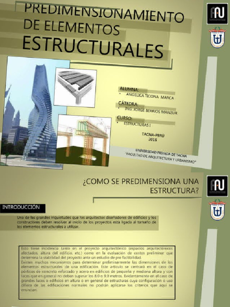 predimensionamiento-de-elementos-estructurales-62164557 | PDF
