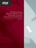 IPEV Valuation Guidelines Summary | PDF