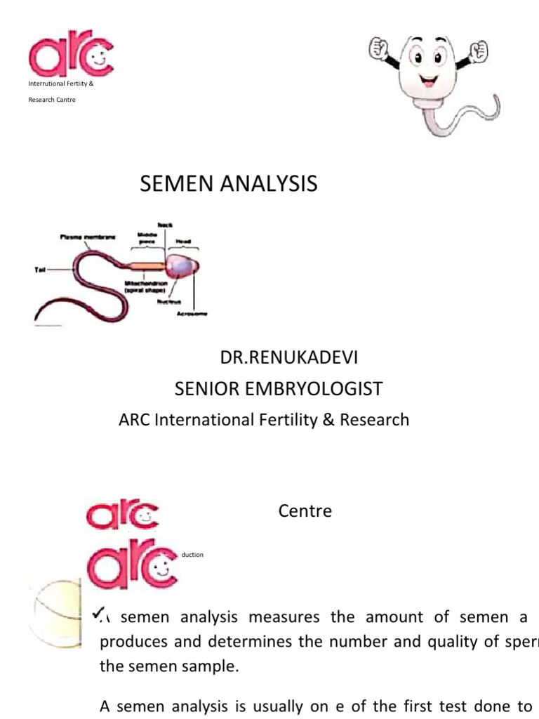 Semen Analysis PDF | PDF | Semen | Genitourinary System