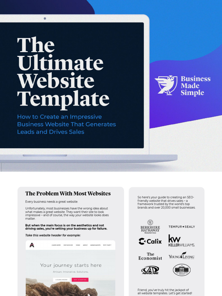 SEO-Friendly Website Template Guide | PDF | Search Engine Optimization ...