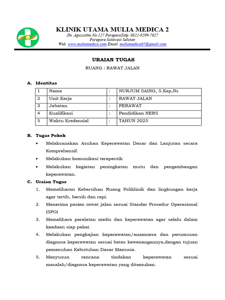 Uraian Tugas Nurjum 2 | PDF | Pengembangan Diri | Kesehatan Holistik