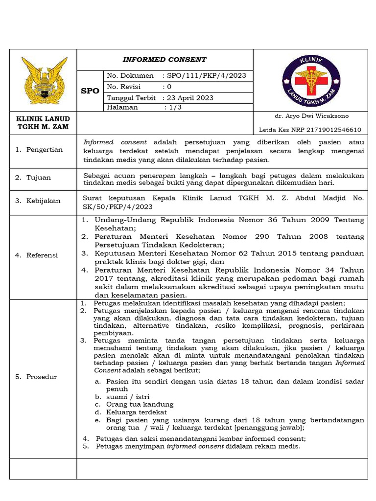 Spo Informed Consent | PDF