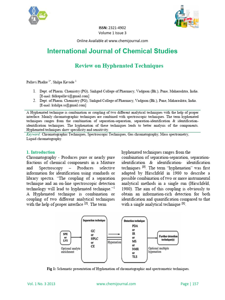Hyphenated Techniques | PDF