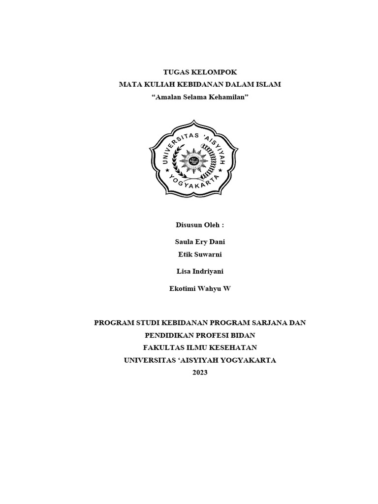 Amalan Kehamilan | PDF